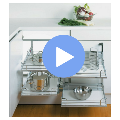 Magic Corner II by Hafele for Blind Corner Cabinets – Advance Design ...